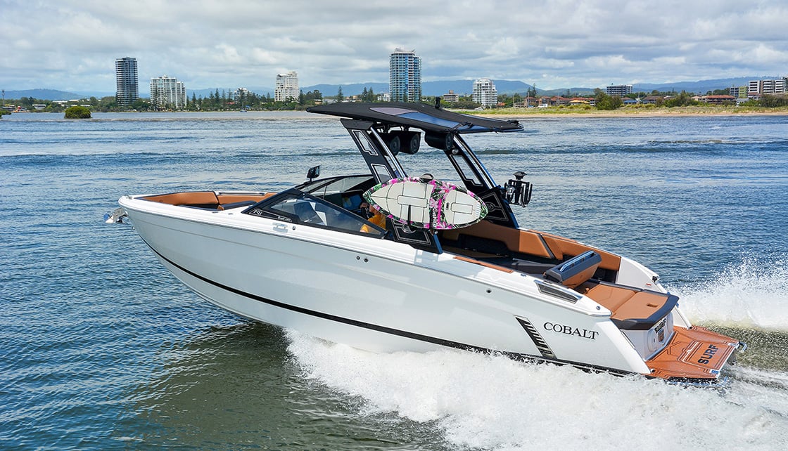 Cobalt R8 Surf bowrider boat test | Club Marine Australia