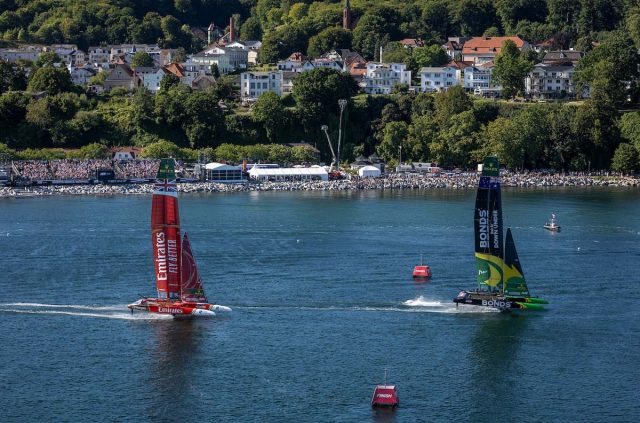 Inside SailGP with Australian F50 foiling all-stars Sam Newton and Tash ...